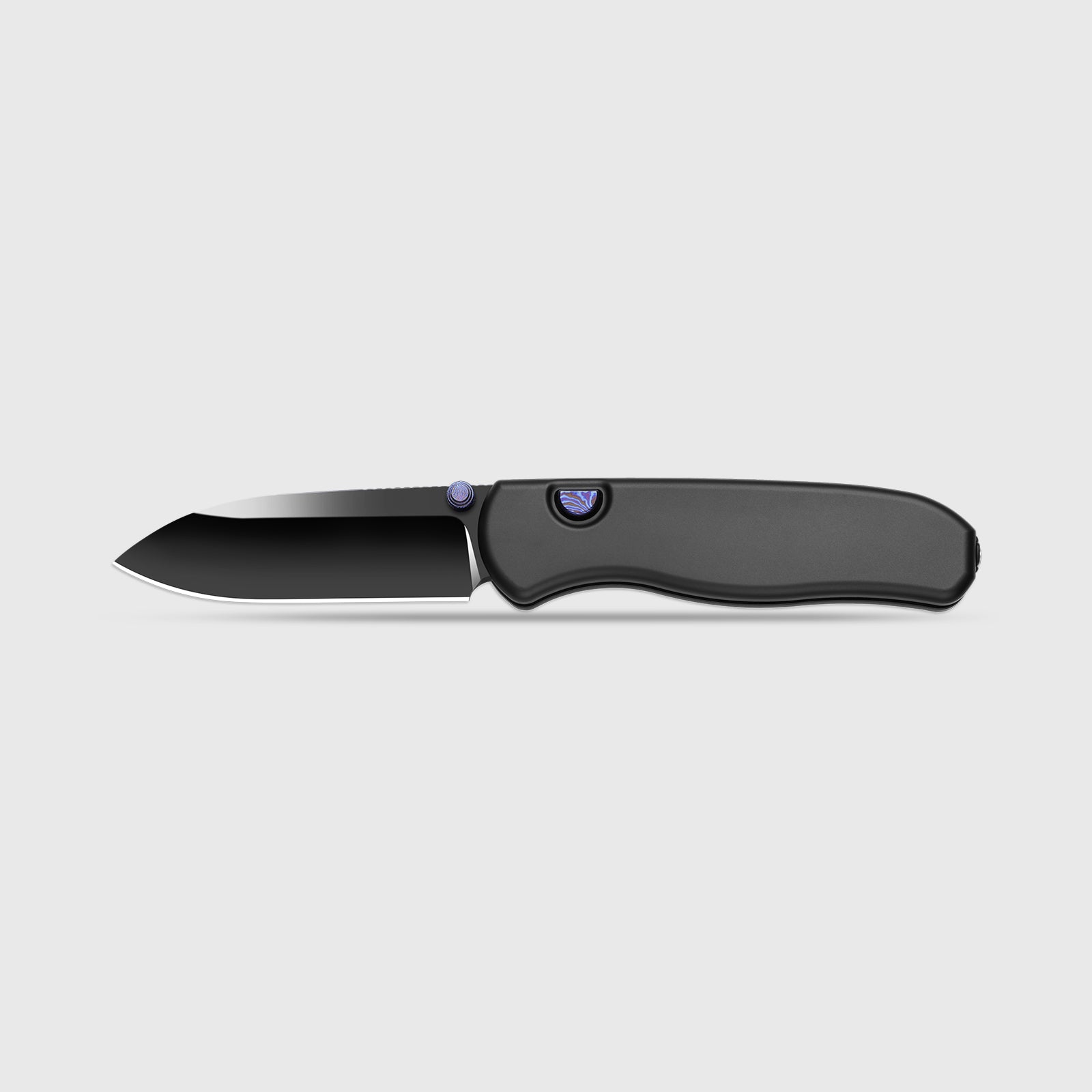 Drop Bear Zero | Kizer Button Liner Lock™ + Titanium Damascus | M390 ...